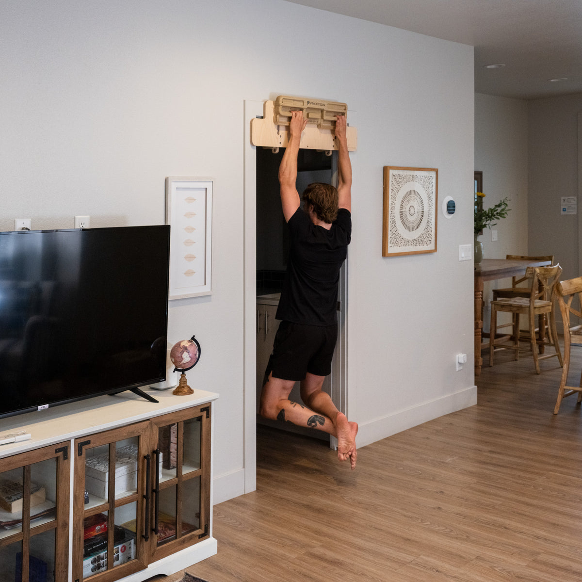 Hangboard Doorway Mount – Frictitious Climbing